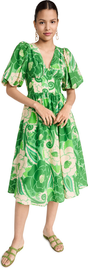 Farm Rio Tropical Groove Midi Dress - ShopStyle