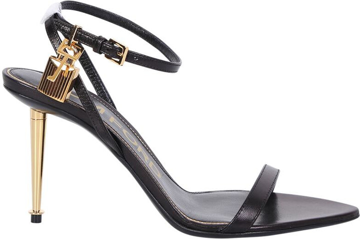 Tom Ford Black Padlock Sandals By The Brand Revamps This Model By ...