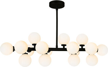 Mercer41 Bucurel 16-Light Sputnik Modern Linear Chandelier - ShopStyle