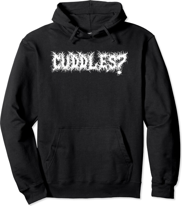 Funny Goth Ironic Deathcore Metal Music Style Font Cuddles Flirty ...