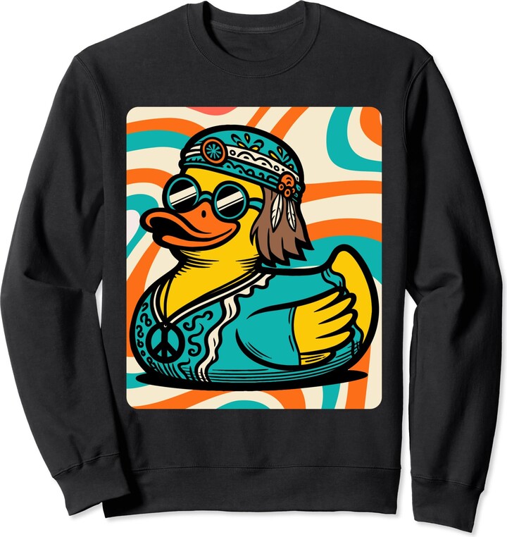 Spiritual Duck Counterculture Rubber Ducky Hippie Rubber Duck Peace ...
