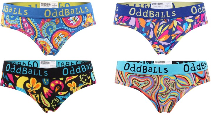 OddBalls | Tier Two Bundle | Ladies Briefs | The Underwear Everyone is Talking About | 4 Pack ...