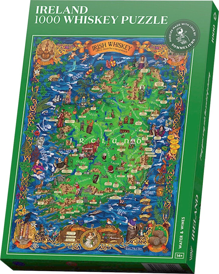 Water & Wines Ireland Whiskey Map Jigsaw Puzzle 1000 Pieces - ShopStyle ...