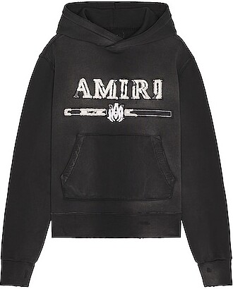 Amiri Ma Bar Applique Hoodie in Black - ShopStyle