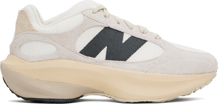 New Balance White & Beige WRPD Sneakers - ShopStyle