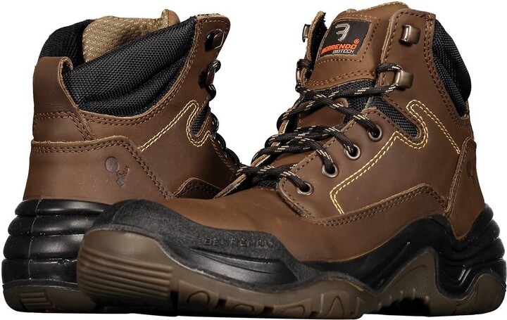 Berrendo Men's Steel Toe Work Boots 6" and Oil and Slip Resistant EH ...