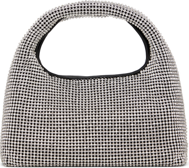Marc Jacobs Silver 'The Rhinestone Mini Sack' Tote - ShopStyle