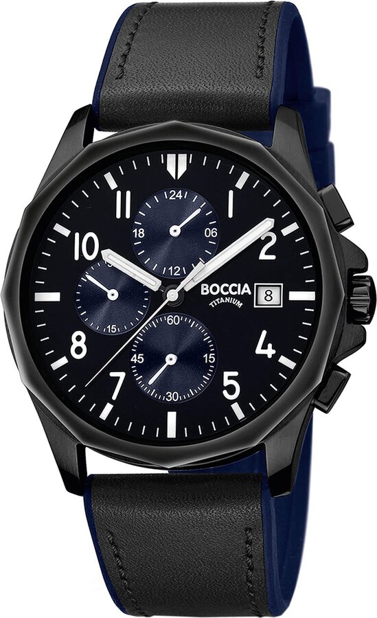 Boccia Women Analog Quartz Watch with Rubber Strap 3334-01 - ShopStyle