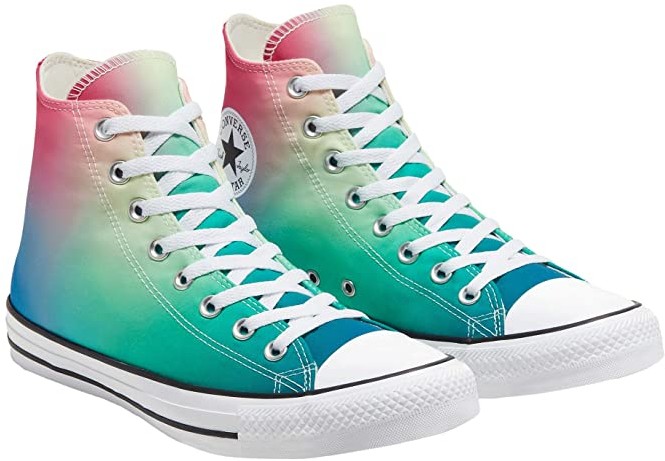 Converse Chuck Taylor All Star Ombre Wash - Hi (White/Game Royal/Cerise ...