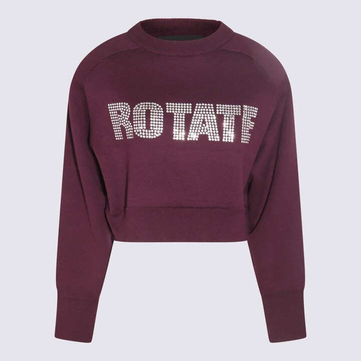 Rotate by Birger Christensen Pickled Beet Cotton And Cashmere Blend ...