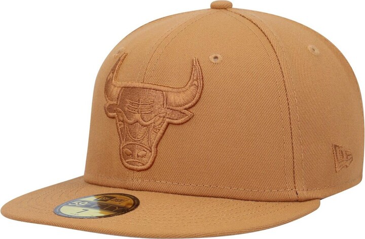 New Era Men's Tan Chicago Bulls Color Pack 59FIFTY Fitted Hat - ShopStyle