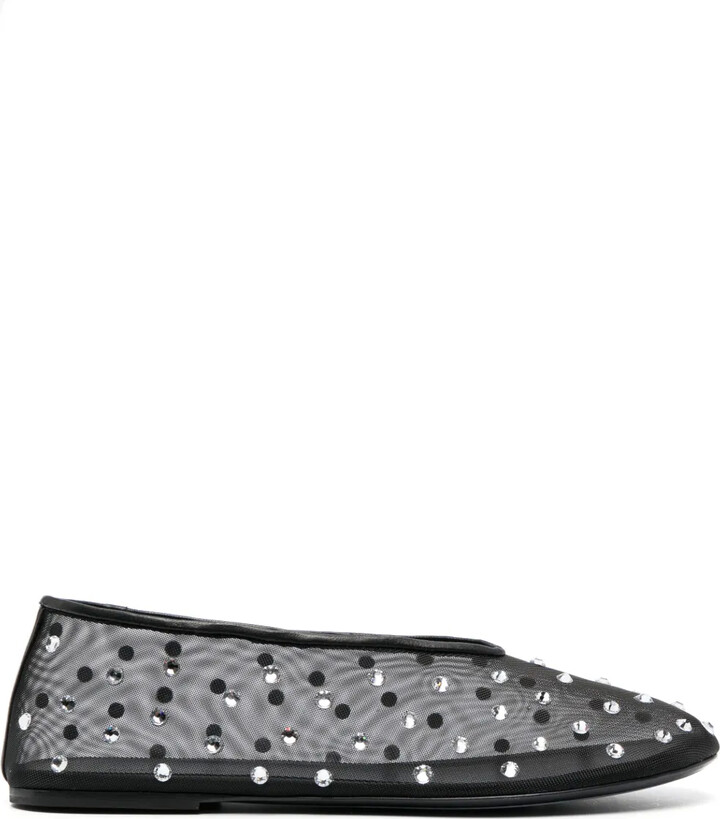 KHAITE The Marcy mesh ballet pumps - ShopStyle
