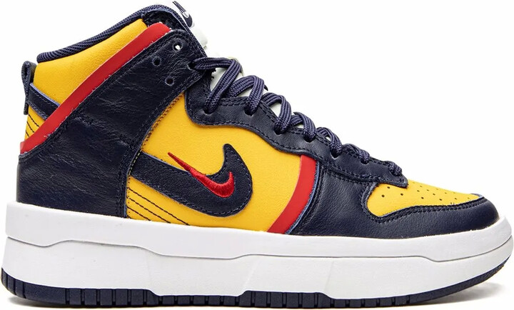 Nike Dunk High Up sneakers "Michigan" - ShopStyle Shoes
