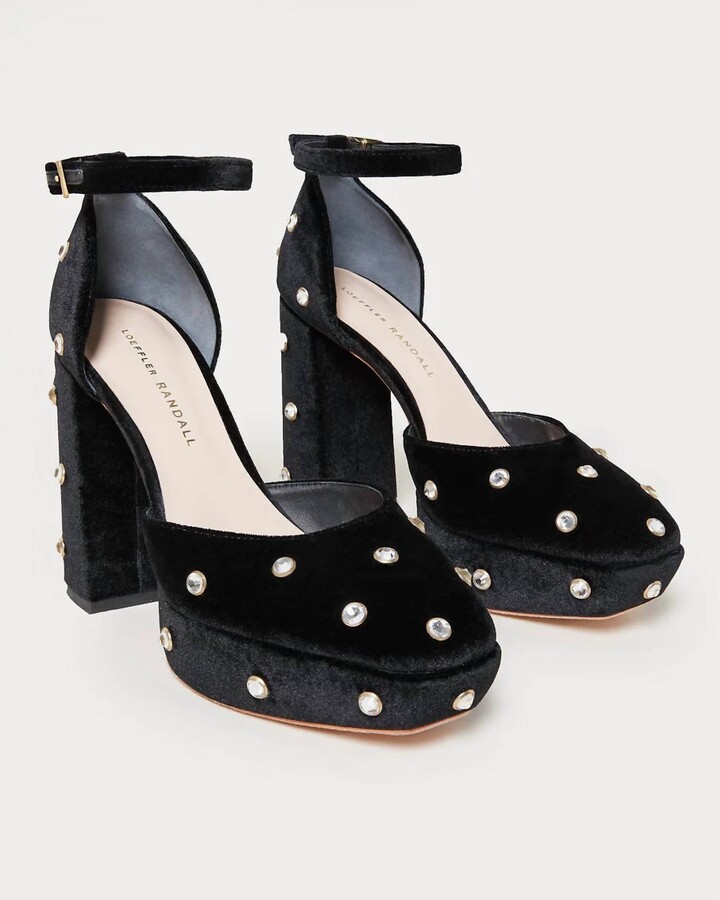 Loeffler Randall Selina Black Closed Toe Platform - ShopStyle
