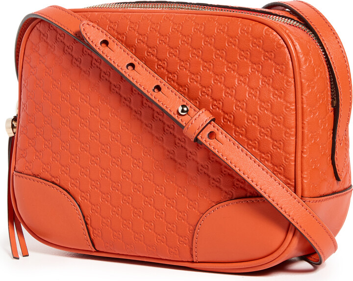 What Goes Around Comes Around Gucci Orange Microguccissima Bree ...