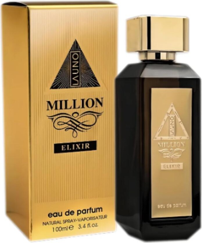 La Uno Million Elixir Eau De Parfum Fragrance World Men's Cologne 3.4 ...