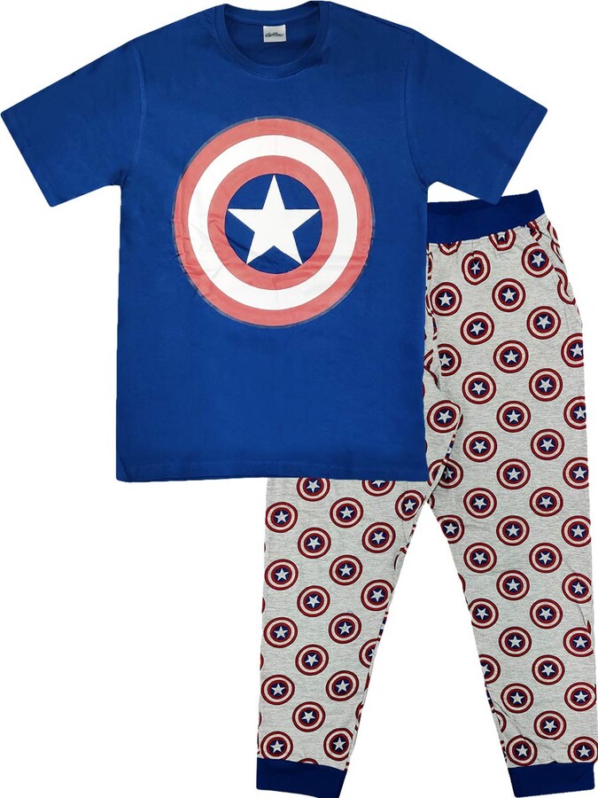 PrettyCrowd Mens Official Character Pyjamas Pyjama Set Nightwear Lounge ...