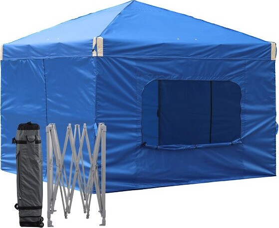 Aoodor Pop Up Canopy Tent with Removable Mesh Window Sidewalls ...