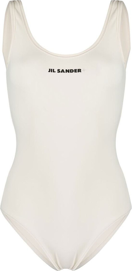 Jil Sander Logo Swimsuit - ShopStyle