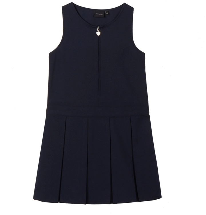 Debenhams Girls' navy school pinafore - ShopStyle