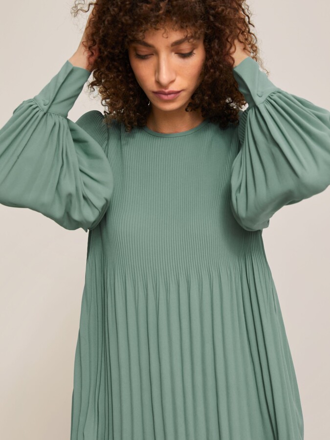 Modern Rarity Plisse Top, Pale Green - ShopStyle