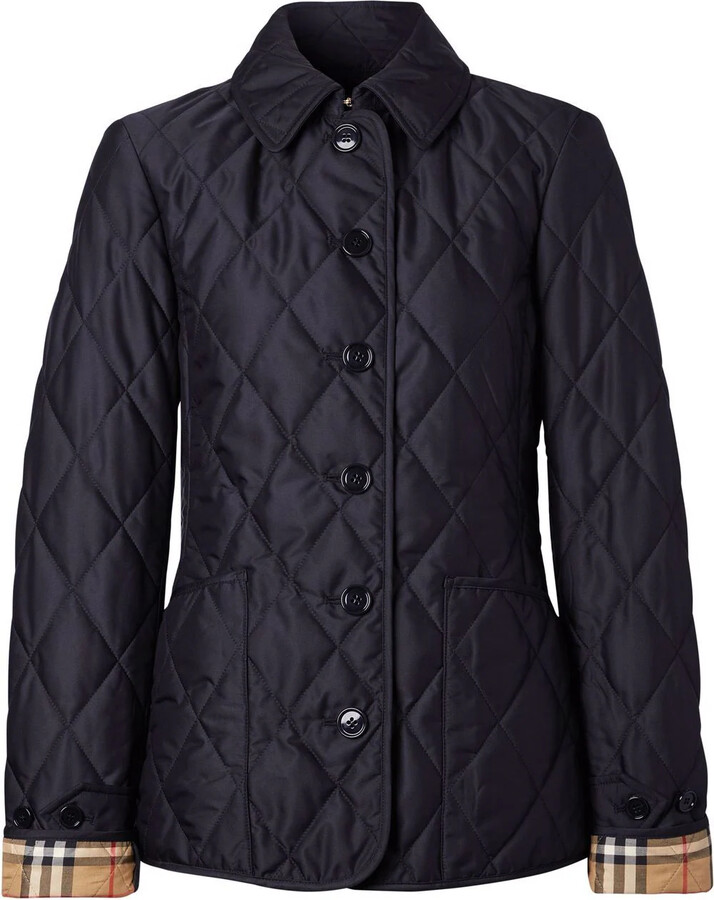 Burberry Diamond Quilted Jacket - ShopStyle