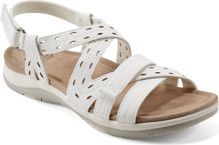 Earth Women's Sass Round Toe Strappy Casual Flat Sandals - ShopStyle