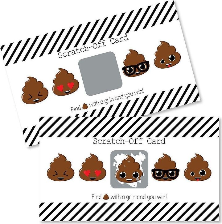 Big Dot Of Happiness Party 'Til You're Pooped - Poop Emoji Party Game ...