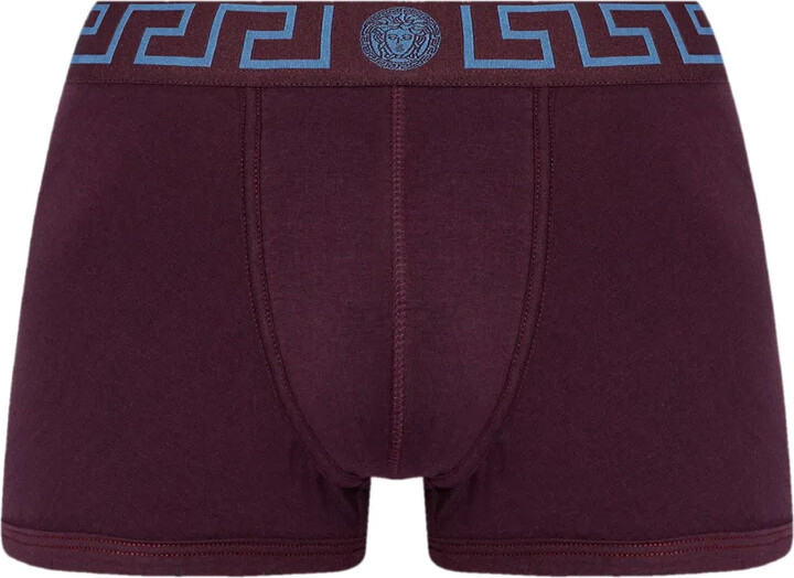 Versace Greca Border boxers - ShopStyle