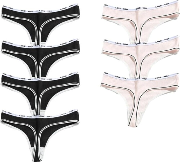 Montecarduo 7 Pieces Cotton Thong - Briefs Seamless Women Underwear ...