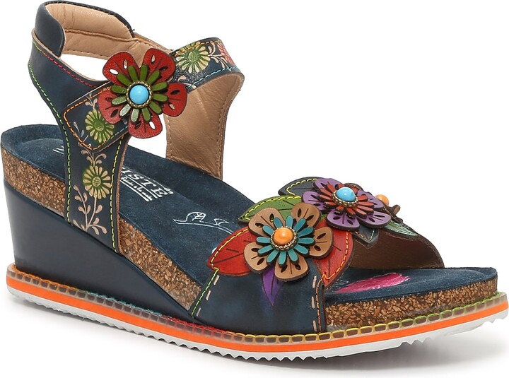 L'Artiste by Spring Step Gazebo Wedge Sandal - ShopStyle