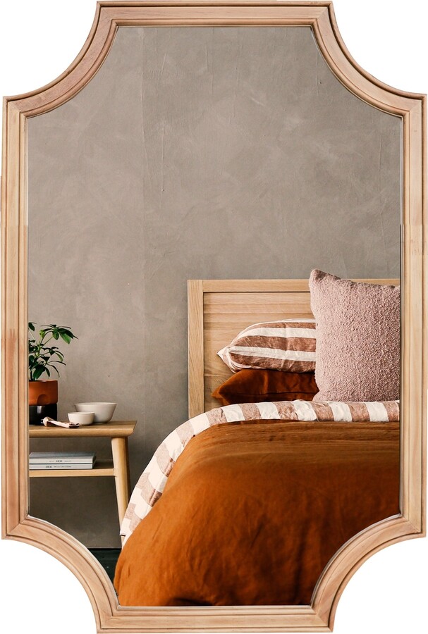 WallBeyond Full Scalloped Corners Arch Farmhouse Style Rectangle Wall ...