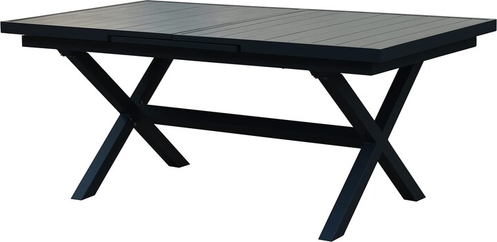 OTSUN Expandable Outdoor Patio Dining Tables 78"-102" Aluminum ...
