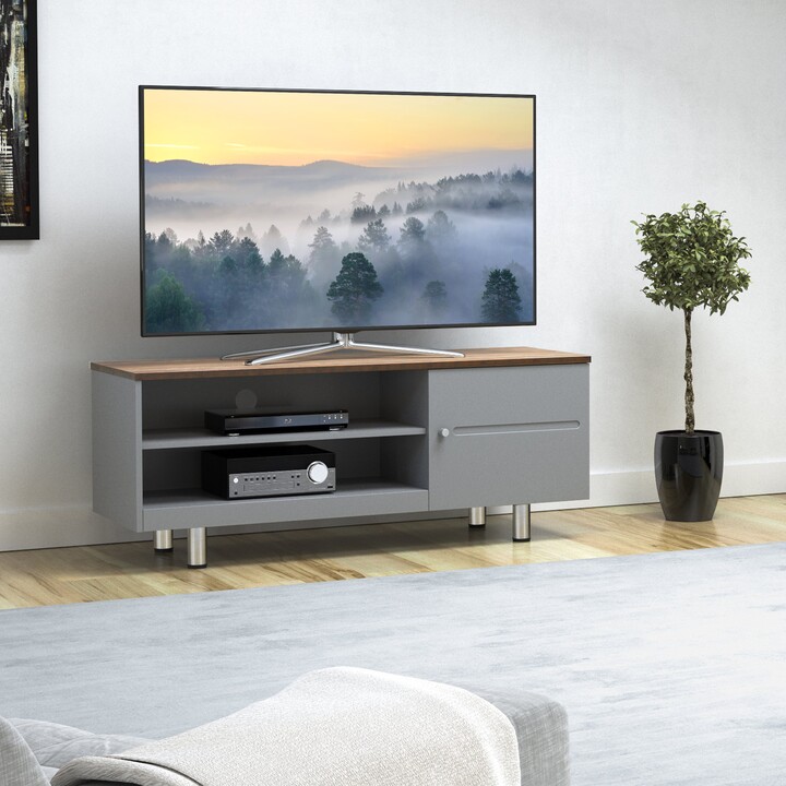AVF White Sands Wide TV Stand, 120cm Grey - ShopStyle Fireplaces