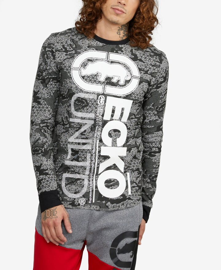 Ecko Unltd Men's Tag Up Thermal Sweater - ShopStyle T-shirts