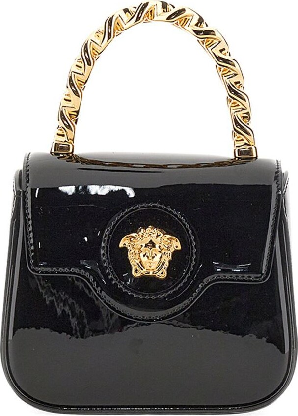 Versace Mini Patent Leather Bag "The Medusa" - ShopStyle