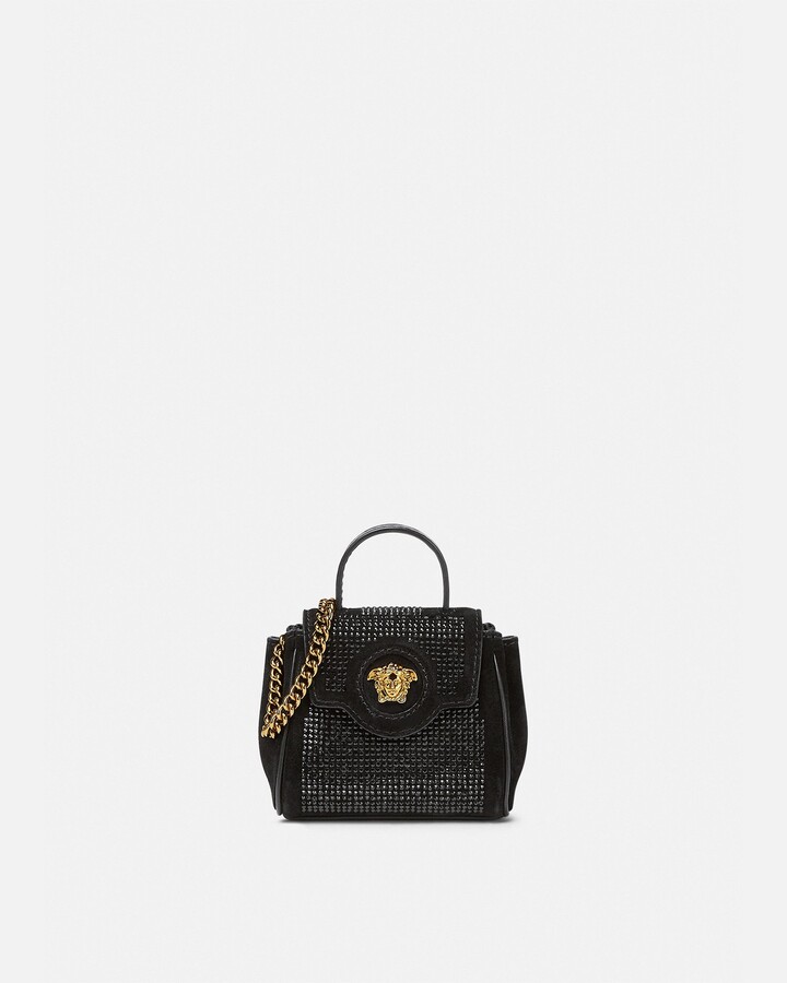 Versace La Medusa Crystal Micro Bag - ShopStyle