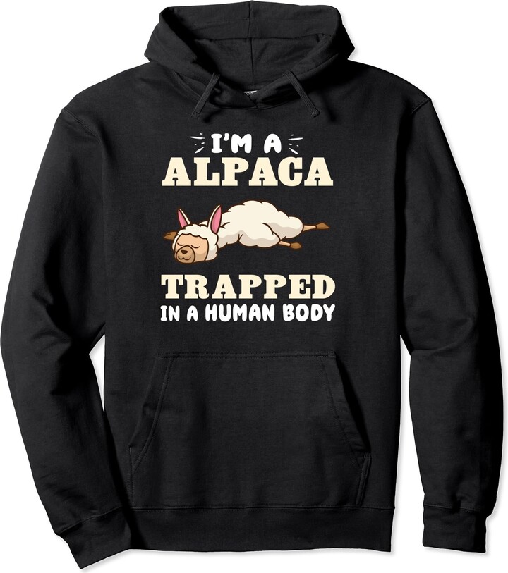 Funny Alpaca Saying I'm A Alpaca Trapped In Human - ShopStyle ...