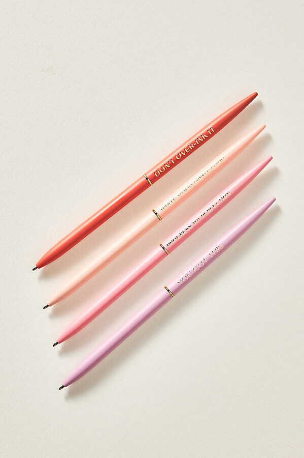 DesignWorks Ink Slim Metal Twisty Pens, Set of 4 - ShopStyle