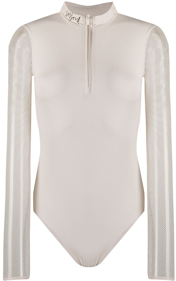 Wolford Logo Script Bodysuit - ShopStyle Shapewear