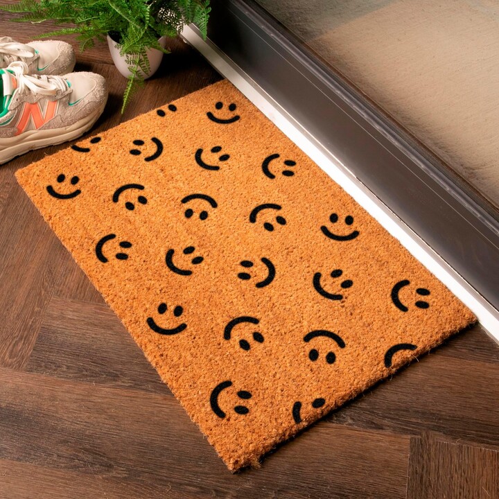 Artsy Mats Muli Smiley Faces Pattern Doormat - ShopStyle Rugs
