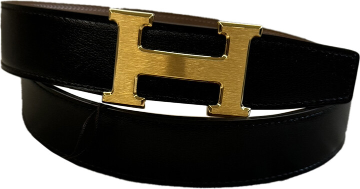 Hermes H leather belt - ShopStyle