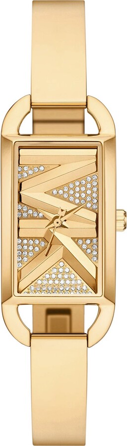 Michael Kors Women's Empire Gold Dial Watch - ShopStyle