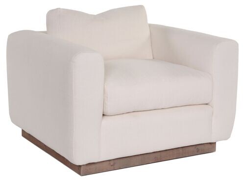Furh Swivel Chair - Ivory Linen - Community - Natural/Ivory - ShopStyle ...