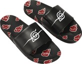 Naruto Shippuden Akatsuki Red Cloud Symbol Men’s Sandals Slides-Small ...