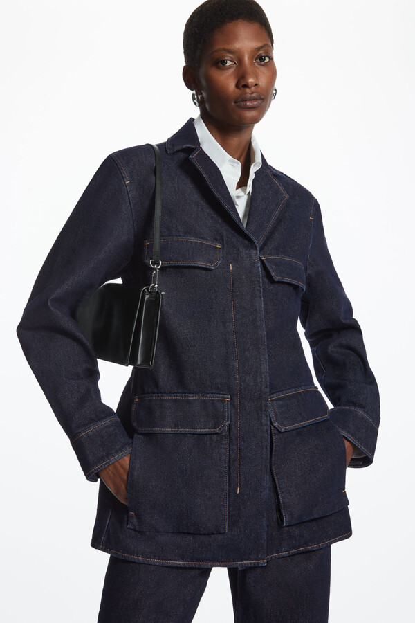 COS Utility-Style Denim Jacket - ShopStyle