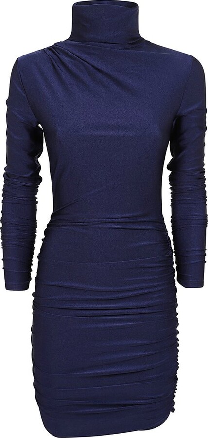 The Andamane Oleandra Turtleneck Long-Sleeve Mini Dress - ShopStyle