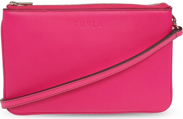 Furla Logo-Embossed Zipped Crossbody Bag - ShopStyle