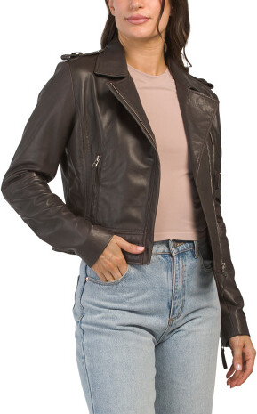 TJMAXX Blake Leather Jacket For Women - ShopStyle