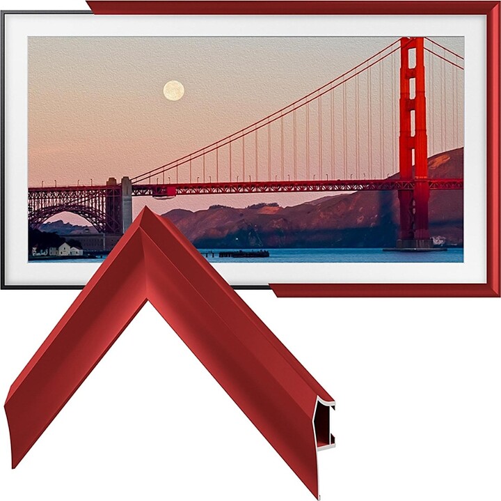 Deco Tv Frames 75 Alloy Prismatic Customizable Frame for Samsung The ...